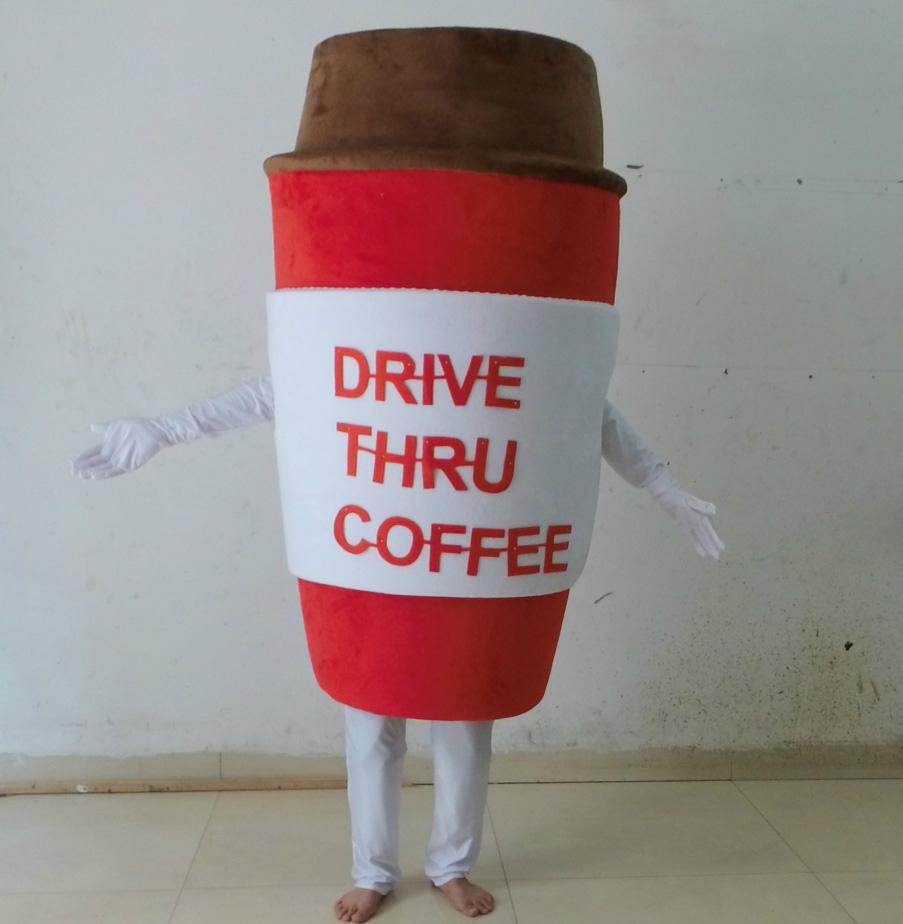 coffee cup mascot costume custom-made costume coffee mascot - sm 619 ...