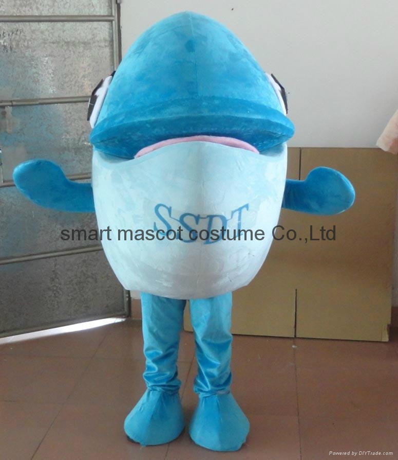 adult dolphin mascot costume blue dolphin costume - sm 702 (China ...
