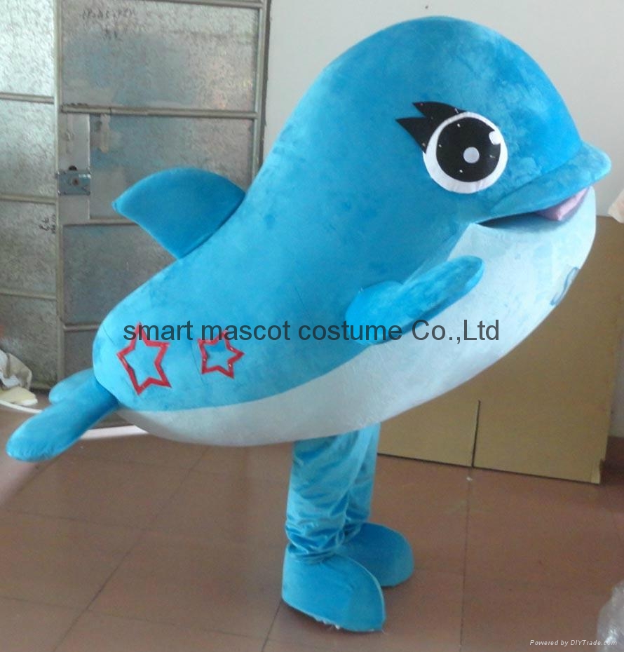adult dolphin mascot costume blue dolphin costume - sm 702 (China ...