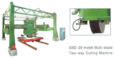 Multi-blade Two-way Stone Cutting Machine - GSD20 - Mountain Tiger ...