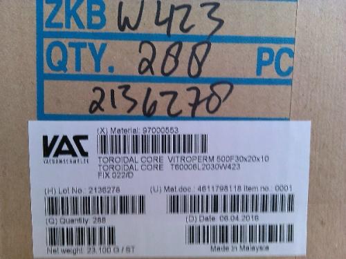 VAC T60006-L2030-W423( 30x20x10 ) - T60006L2030W423 (Thailand Trading ...