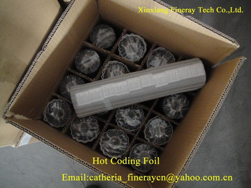 Date Coding Foil for printing dates or batch number on packing bags ...