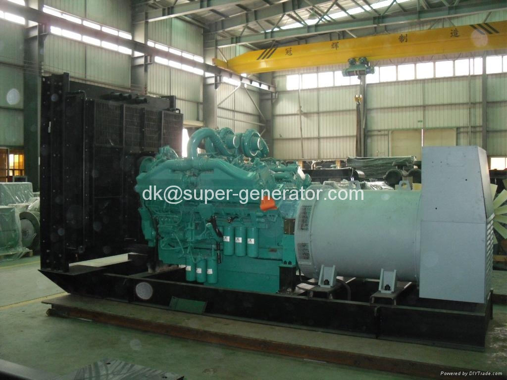 Cummins diesel generator 60hz KTA50-G9 1250KW Open model and soundproof ...