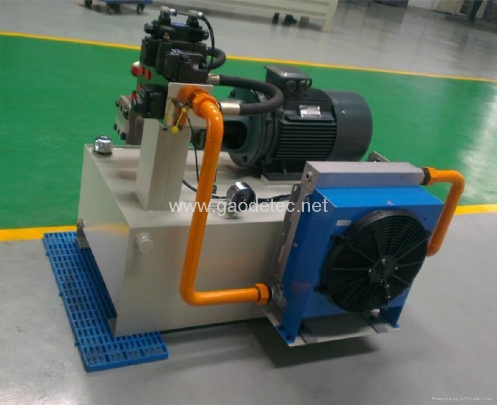 Compact Hydraulic Power Pack with Cooler - GGHP-20/30-15 - Gaodetec ...
