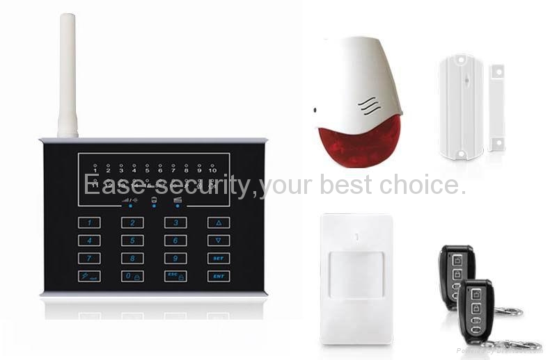 Touch Keypad GSM Burglar Alarm System - ES-2024GSM - EASE SECURITY ...