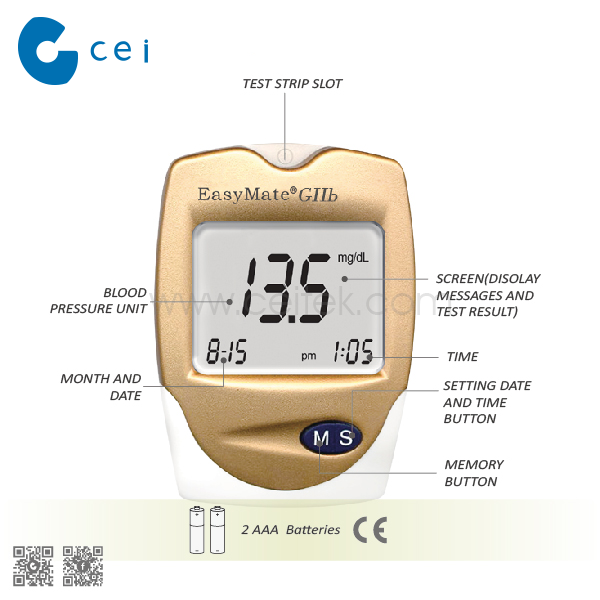 2019 Diabetes Testing Machine Blood Sugar Test Glucometer Hemoglobin ...