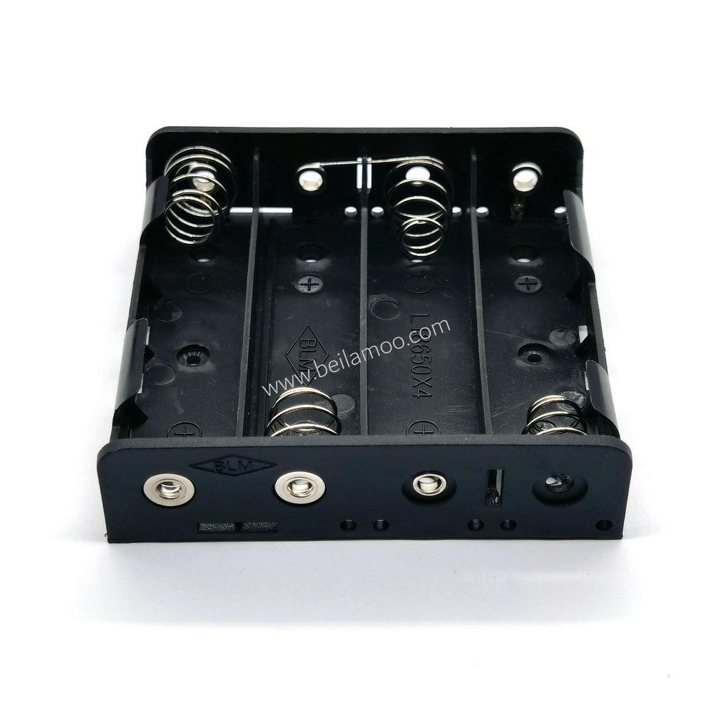 In Series 18650*4 Battery Holder with Bump plates 14.8V DC - L18650*4S ...