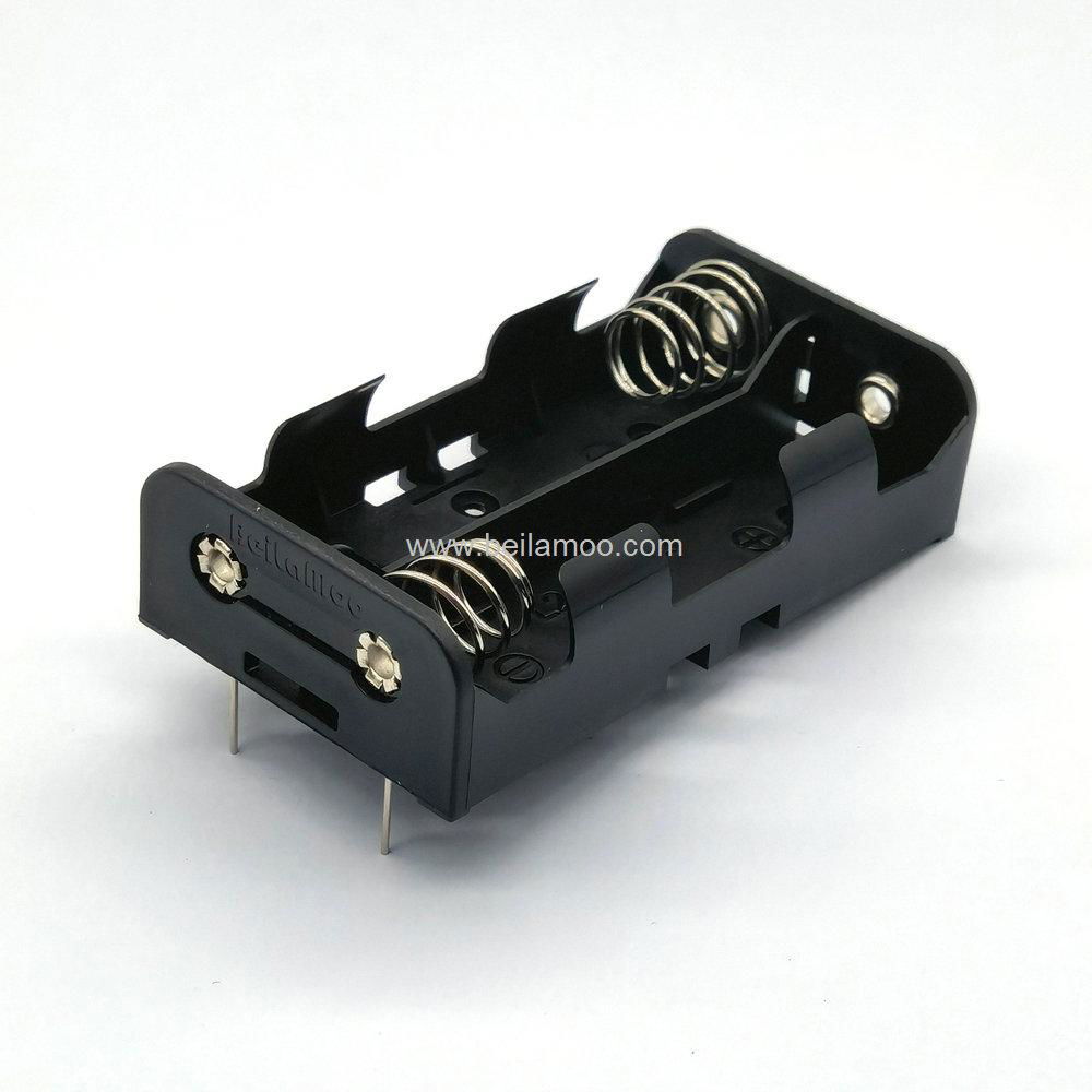 TWO 21700*2 Battery Holder with PC Pins in Series 7.4V DC - L2170*2S-P ...