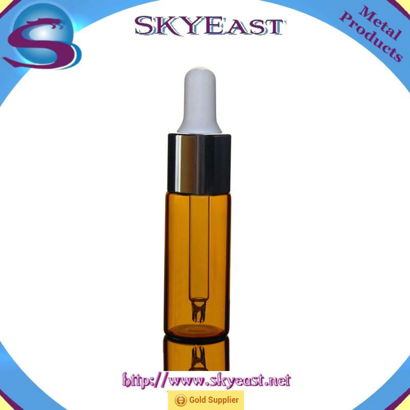 Customized Colour Aluminum Cap Dropper with Essential Oil Glass Bottle ...