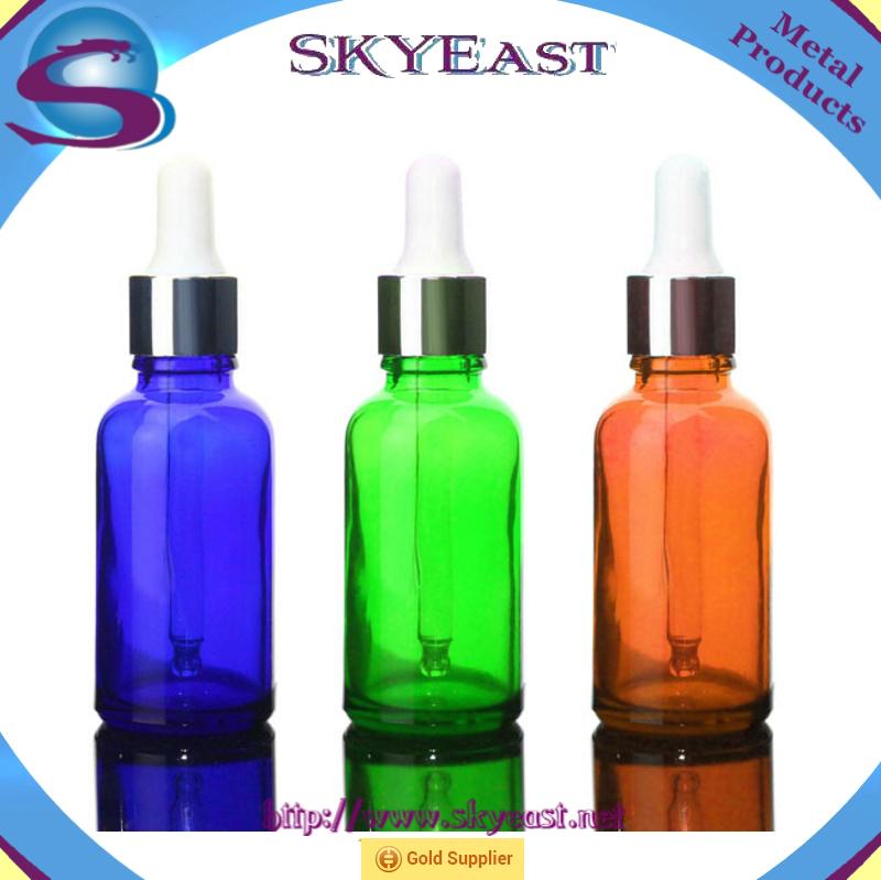 Customized Colour Aluminum Cap Dropper with Essential Oil Glass Bottle ...