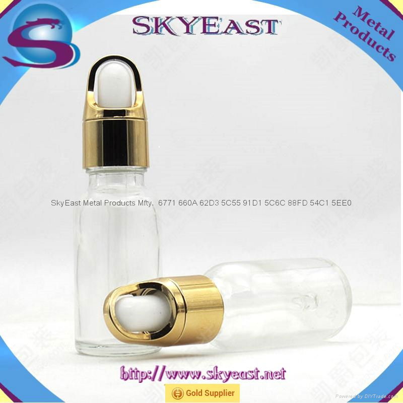 High Quality Essential Oil Glass Bottle with Aluminum Dropper Caps ...
