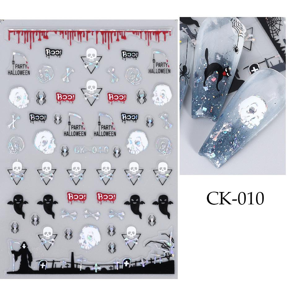2023 Halloween Theme Nail Stickers CKI series (China Trading Company ...