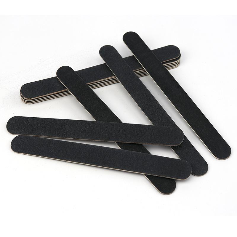 Eco Wooden Nail Files 100/80 Grit Black Professional Enviromental ...