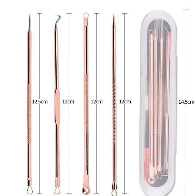 Metal Face Nose Blackhead Extractor Comedone Removal Sets - PN741 ...