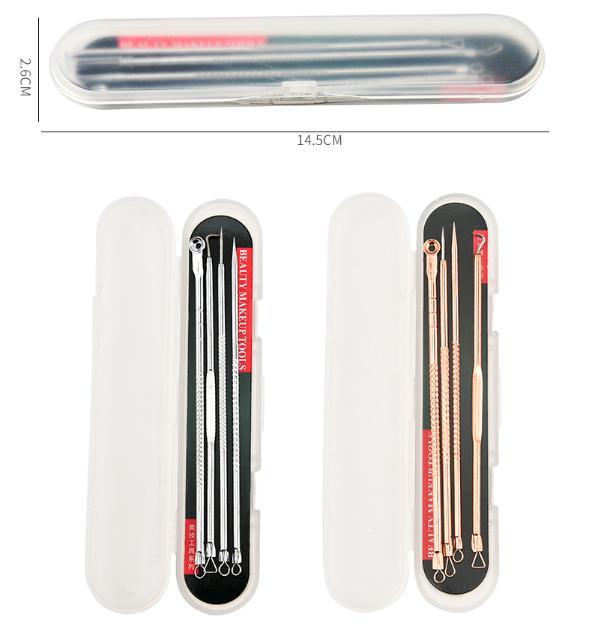 Metal Face Nose Blackhead Extractor Comedone Removal Sets - PN741 ...