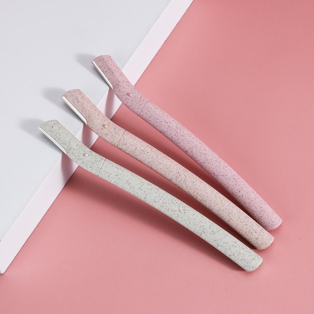 Eco Eyebrow Razor Wheat Glass Dermaplane Face Razors for Women Facial ...