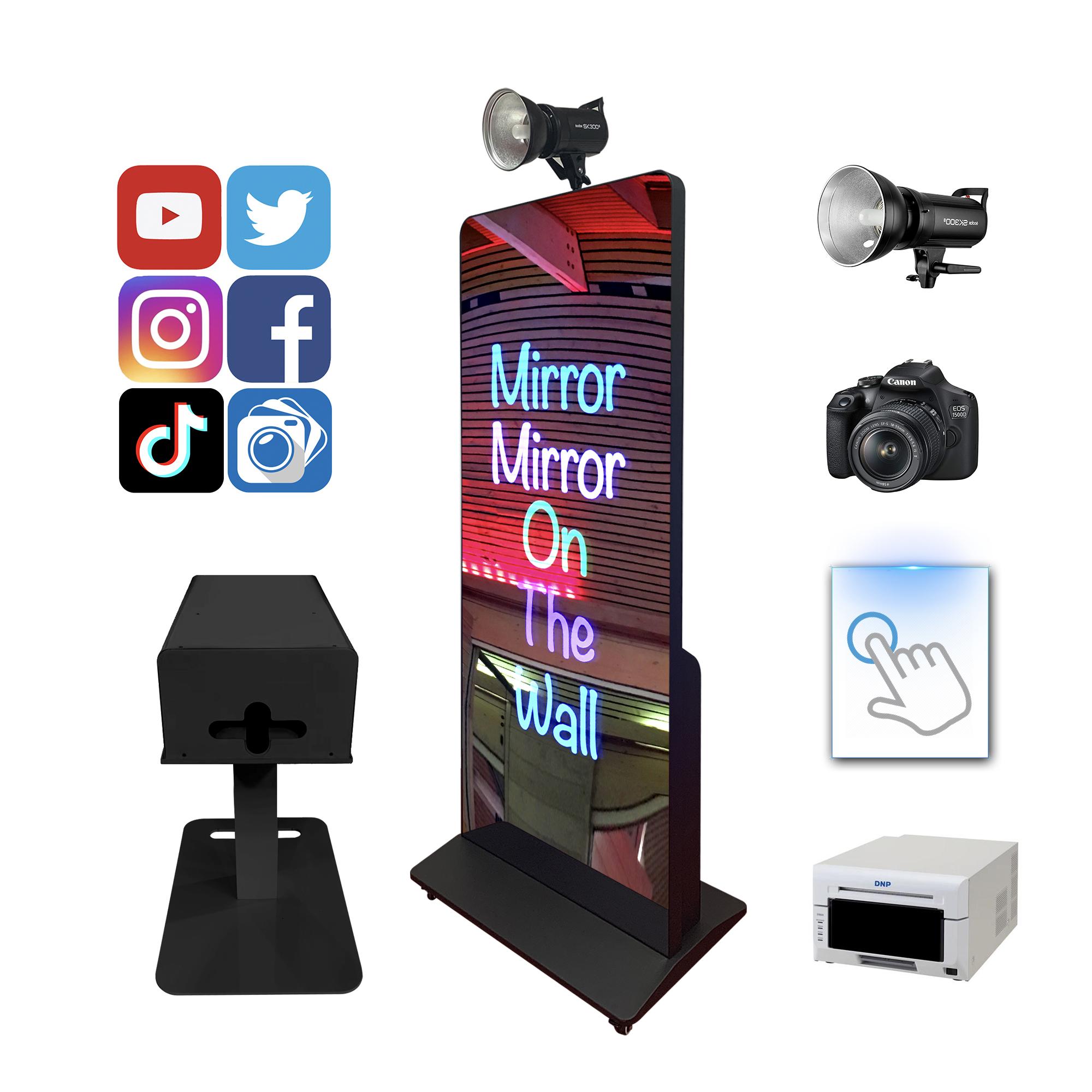 76inch Big Touch Screen Mirror Photo Booth - WVK-76-49 - WiViTouch ...