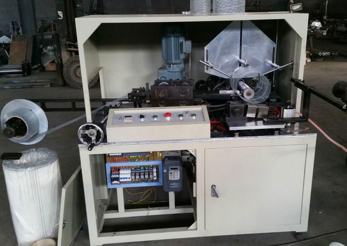 automatic expanded mesh spiral tube making machine 90-480 mm - 007 ...
