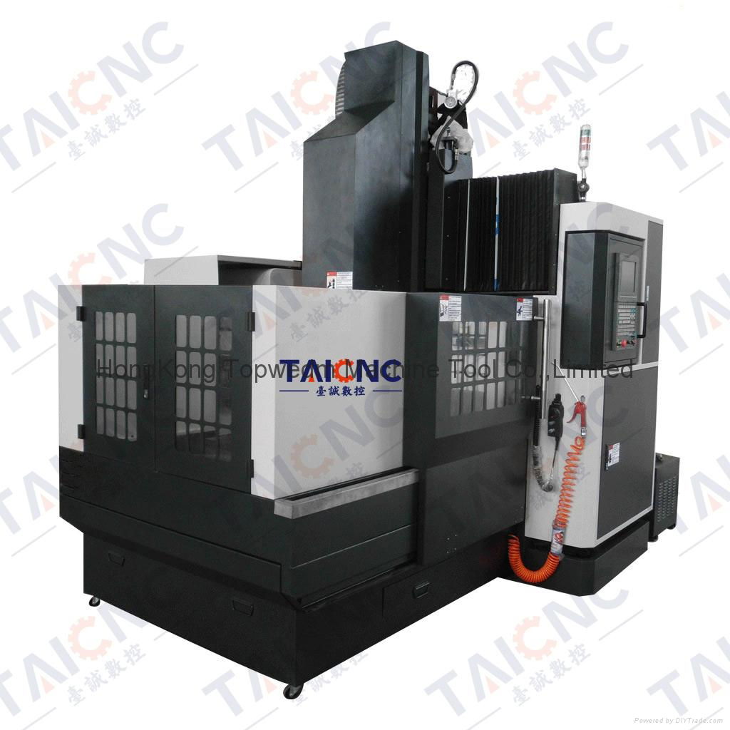 Double column bridge type CNC vertical machining center LM1300 - TAICNC (China Manufacturer ...