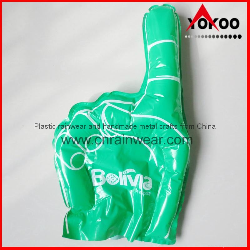 PE Inflatable Customized Cheering Hands for Promotion - YI-3001 (China ...