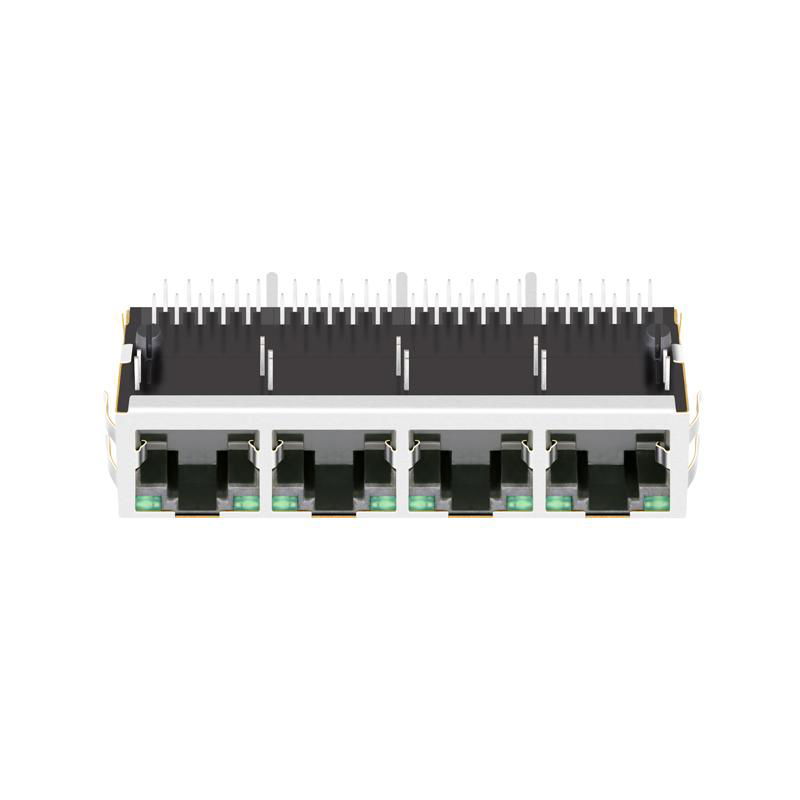 XFG1-IB1OOJM-CLxu4MS | 1X4 RJ45 Connectors with 1000 Base-T Integrated ...