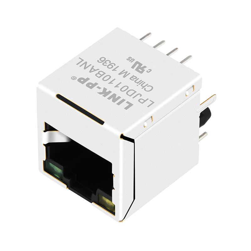 HY951180A Vertical RJ45 Connector with 10/100 Base-T Integrated ...