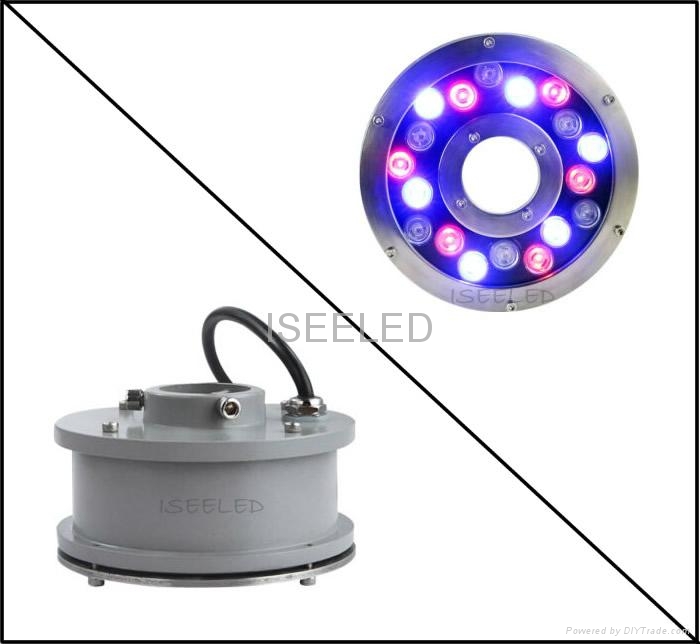 12W High Power RGB DMX Underwater Light - LED-UW148DMX120 - ISEELED ...
