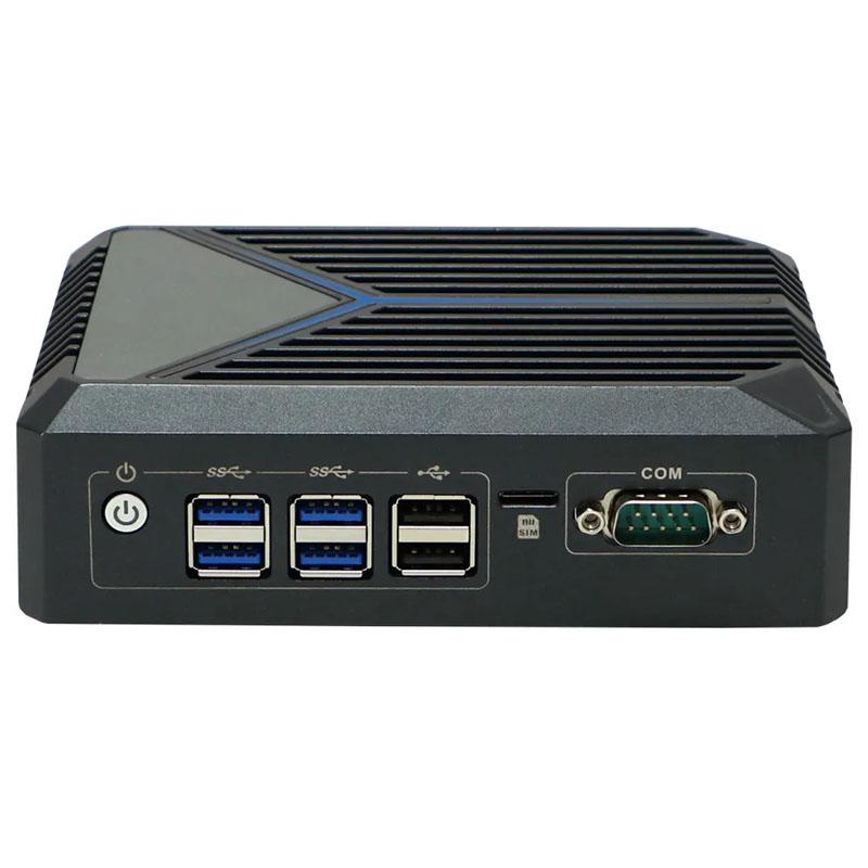 Fanless Mini PC 12th Gen Celeron J6412 2 LAN 8 USB 2 HD DDR4 3200MHz ...