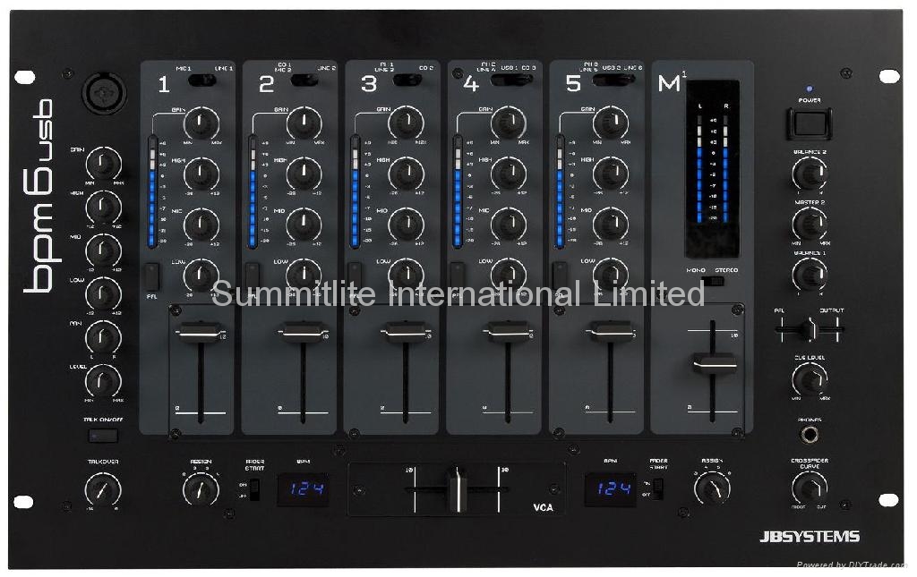 JBSYSTEMS Professional 6-channel DJ mixer -BPM6-USB - BPM6-USB (China ...