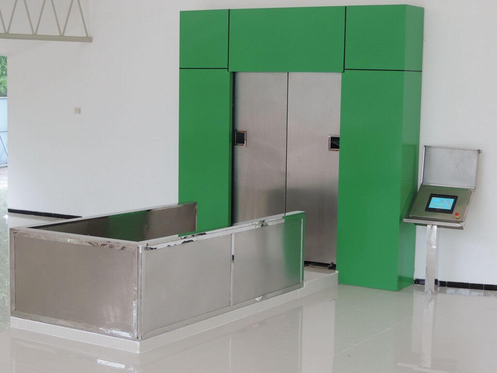 Automatic human cremation furnace negative pressure crematory no smoke