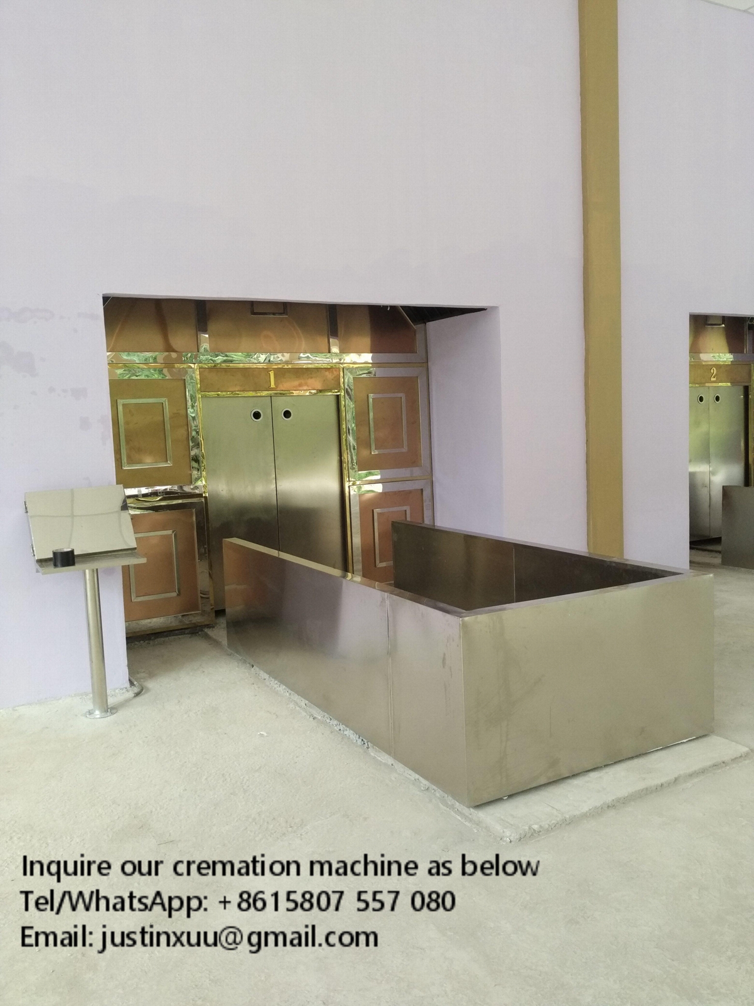 Human movable crematorium incinerator type for virus death designed for ...