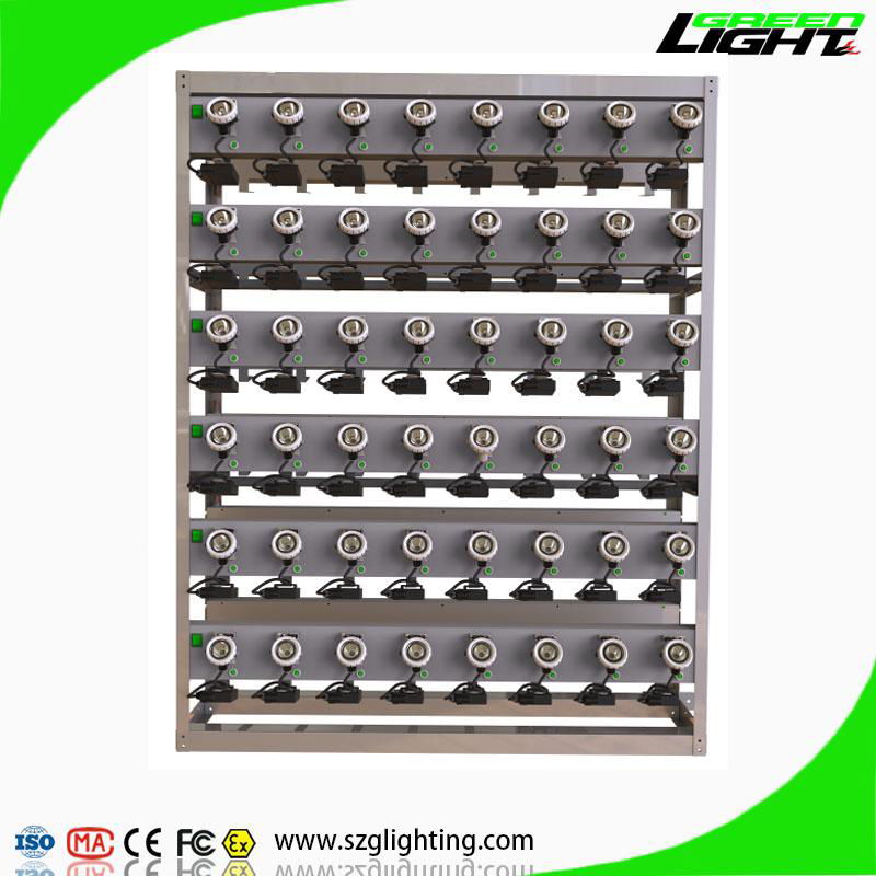 60 Units mining headlight charger rack For corded cap lamps - GLNR-60(A ...
