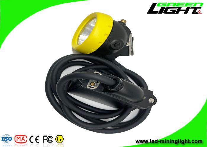 10000 Lux LED Corded Cap Lamp 16 hrs Working Time With USB Charging ...