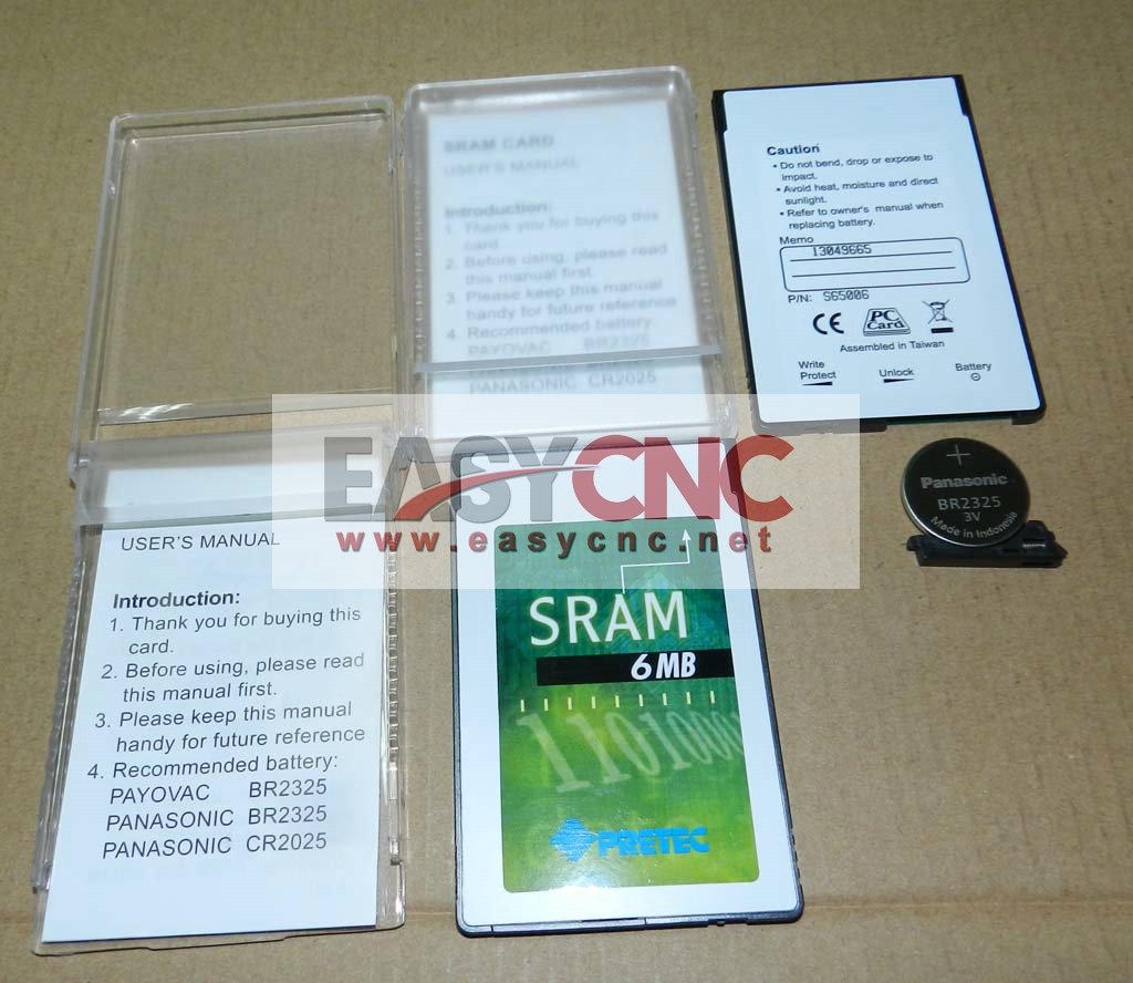 PRETEC 6MB PCMCIA SRAM Card S65006 - China - Trading Company