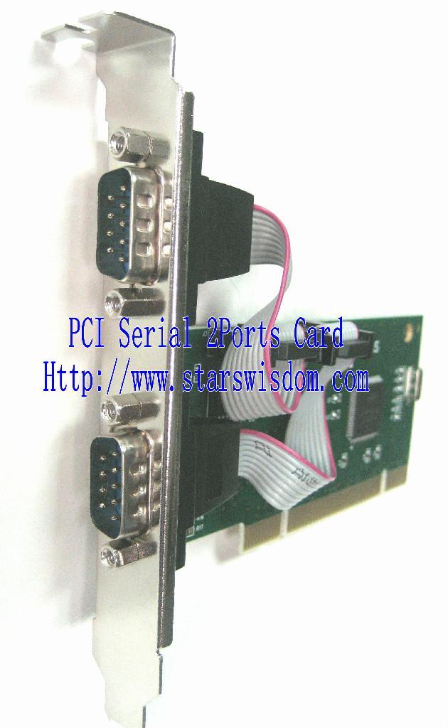 PCI 2 Serial Ports Card - sw0127 - neutral (China Manufacturer) - I/O ...