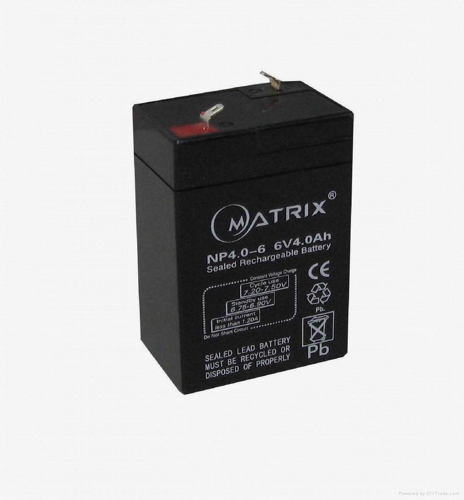 6V 4AH SLA battery - NP4.0-6 - Matrix (China Manufacturer) - Battery ...