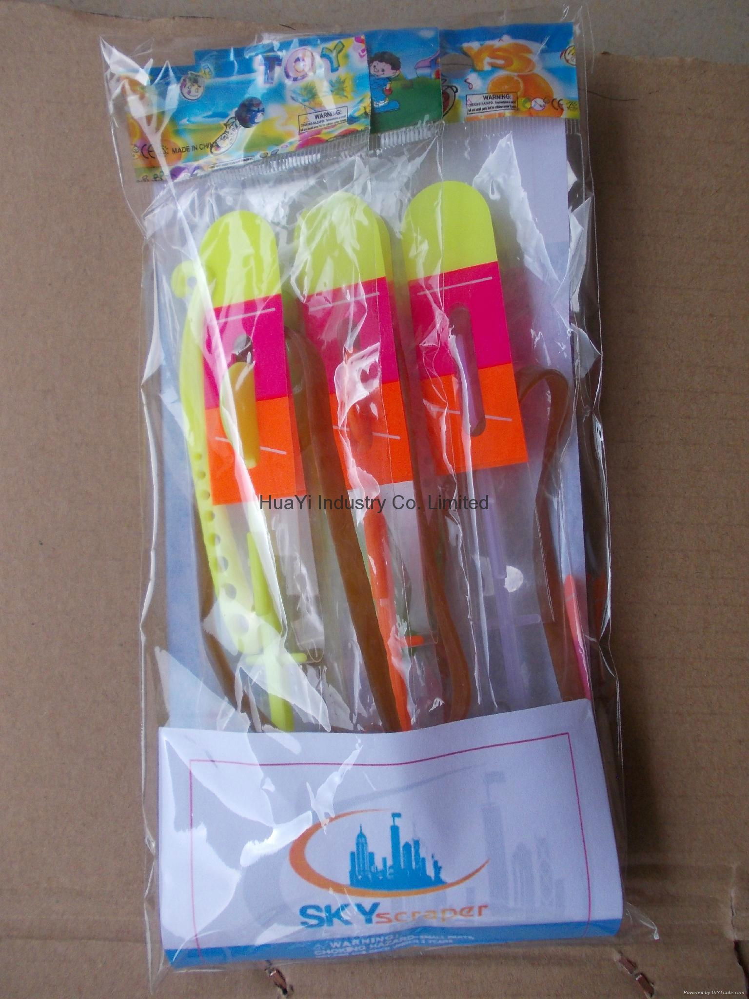 flying flash sling copters rockets arrow flyer toy parachute catapult ...