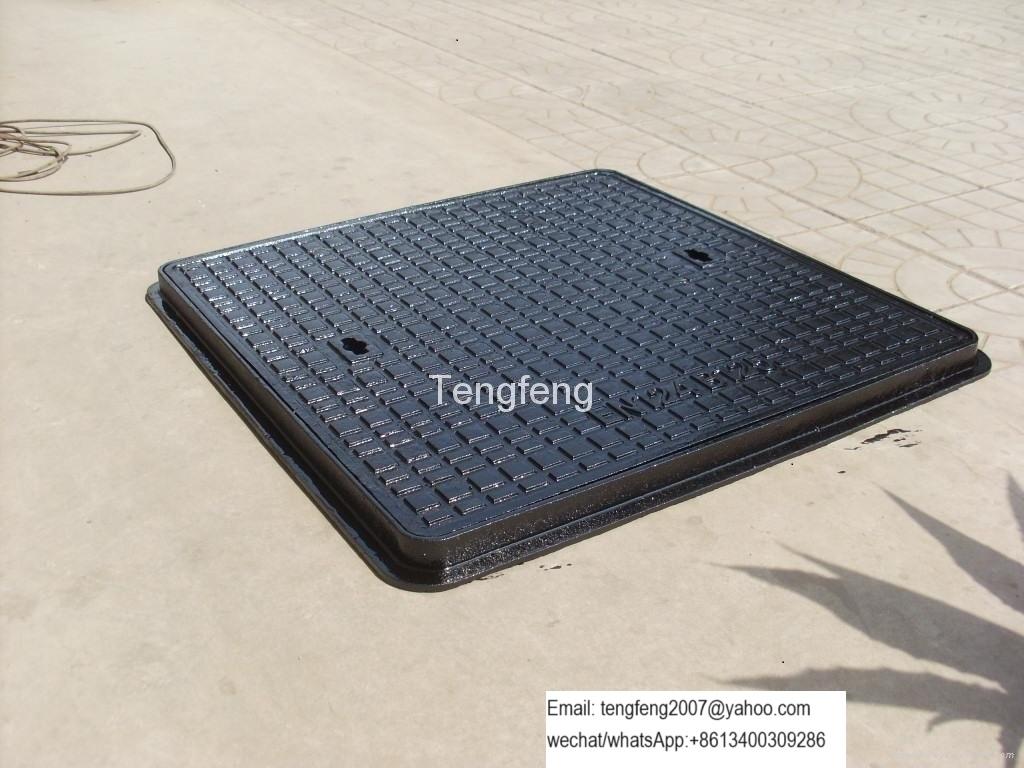 Medium duty double seal Square manhole covers - 600x600mm - TF (China ...