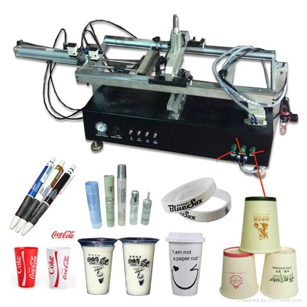 Upart automatic desktop silk screen printing for pens,cups - SS-250R ...