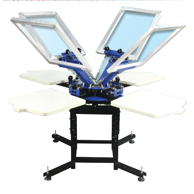 Manual 4 color screen printing machine - SPE-442N - Hengxin (China ...