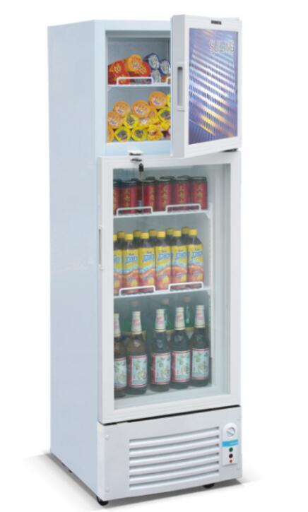300liter Upright Electric Refrigerator Display Showcase Static Cooling ...