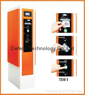 Automatic ticket dispenser parking management system - TD81 - defero ...
