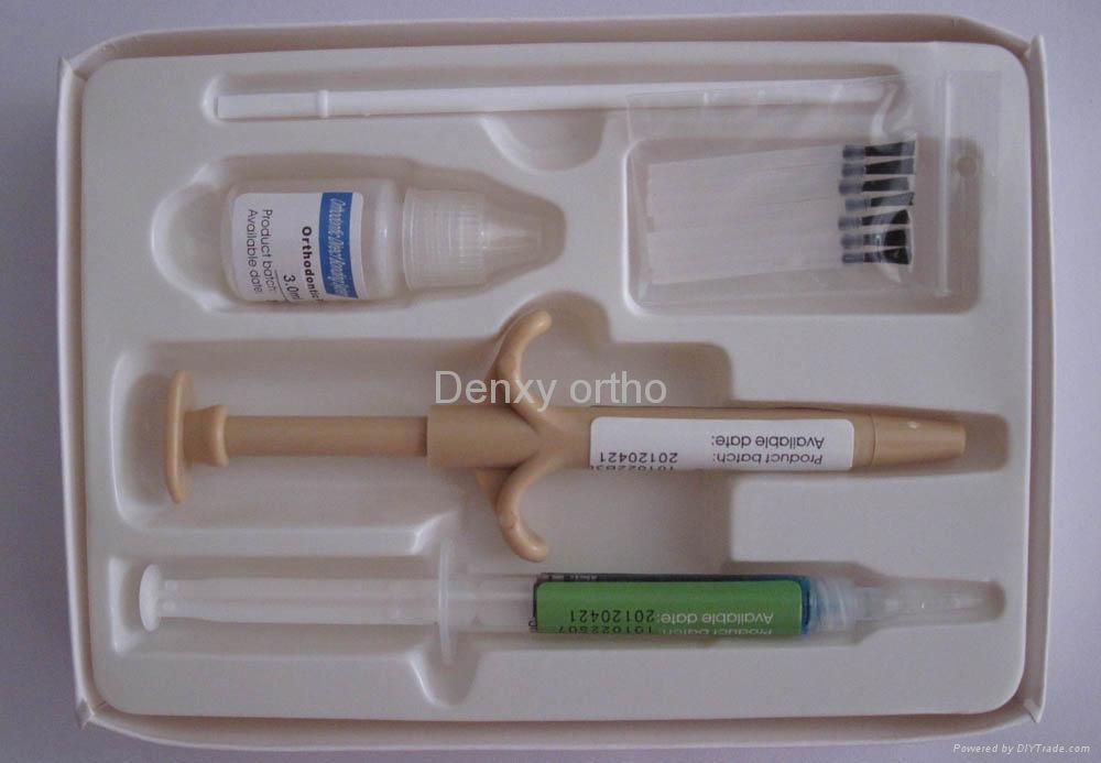 Orthodontic adhesive Ortho Force Light cure Bonding / Glue self cure ...