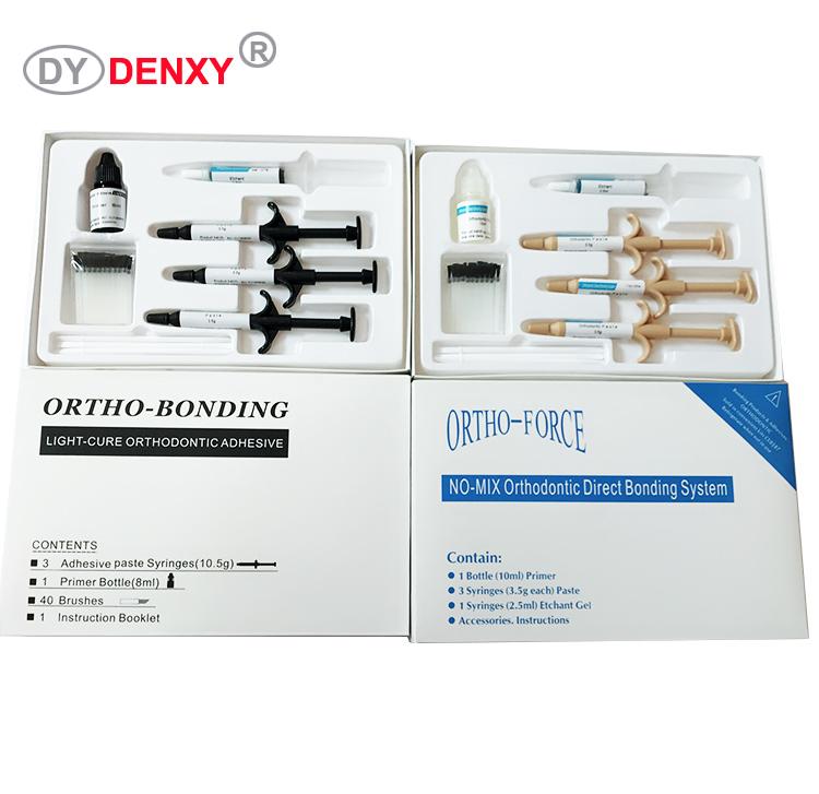Orthodontic adhesive Ortho Force Light cure Bonding / Glue self cure ...