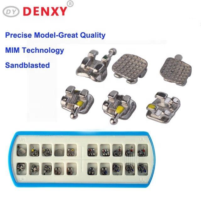 Galaxy Brackets Sandblast brackets Dental MIM dental brackets Monoblock ...