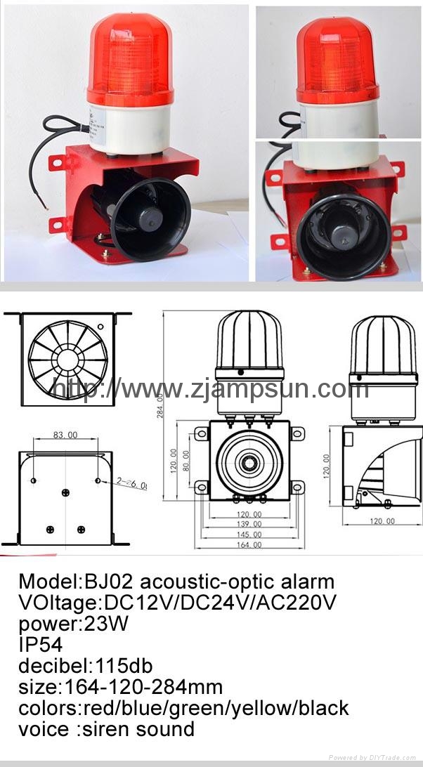 Industrial acoustic and light Warning Siren alarm - bj02 (China ...