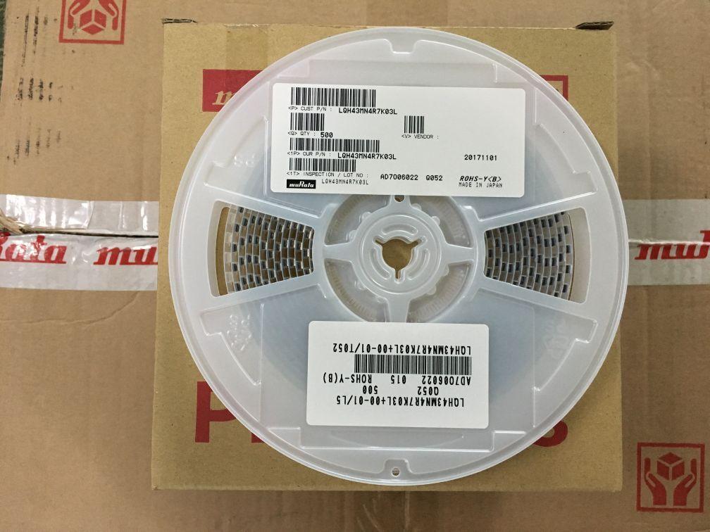 MURATA/村田電感線圈 - LQH43MN4R7K03L (中國 生產商) - 電感器件 - 電子元器件 產品 「自助貿易」