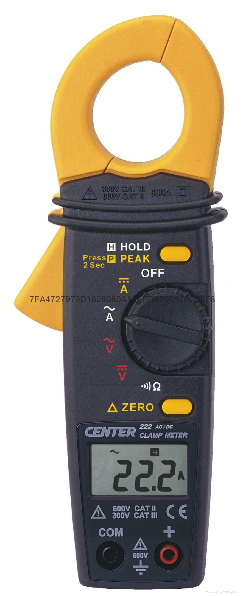 CENTER 222-Mini Clamp Meter (AC/DC) (Taiwan Manufacturer) - Electronic ...