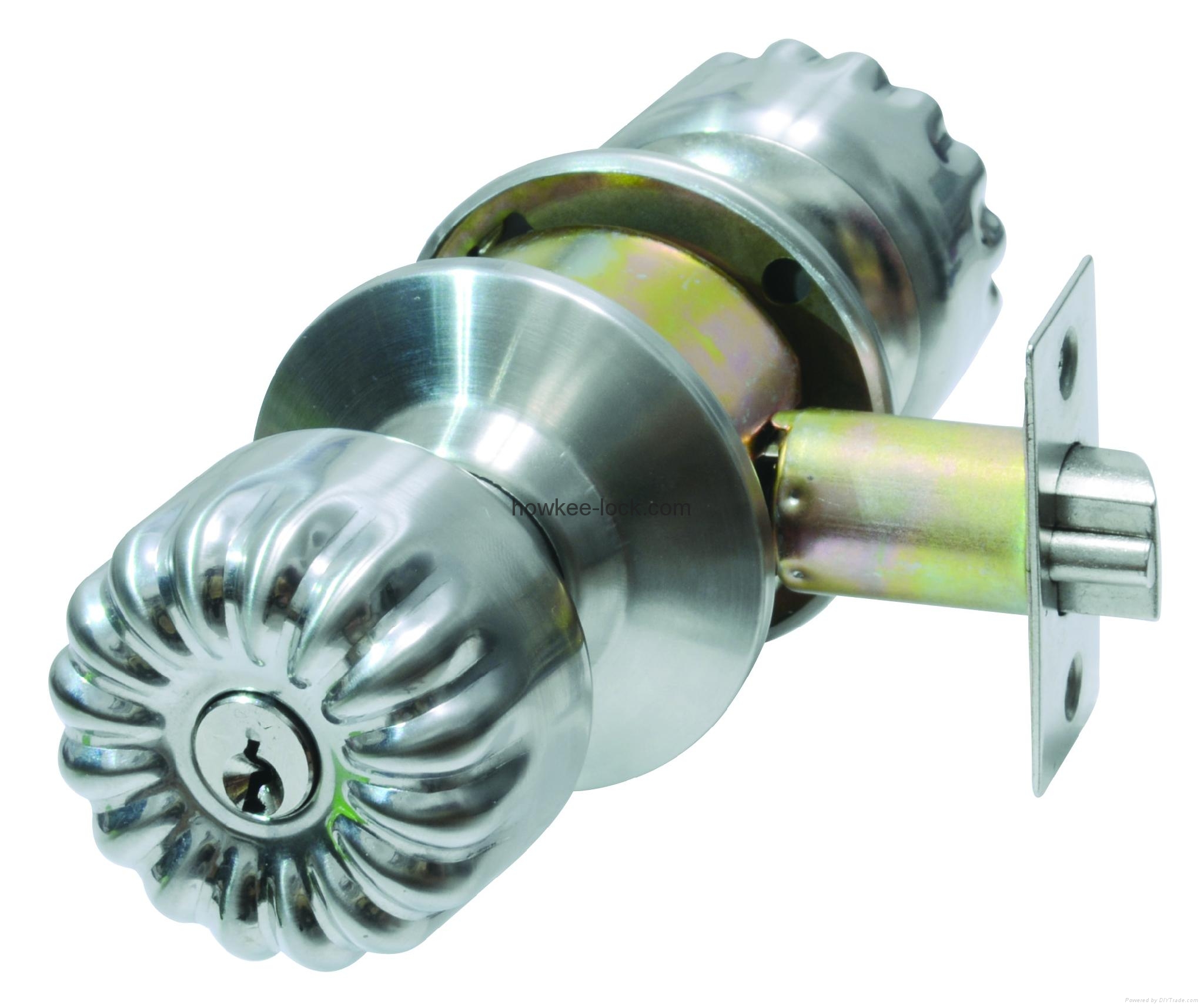 Cylindrical knob lock - 586-ET SS - HOWKEE (China Manufacturer) - Door ...
