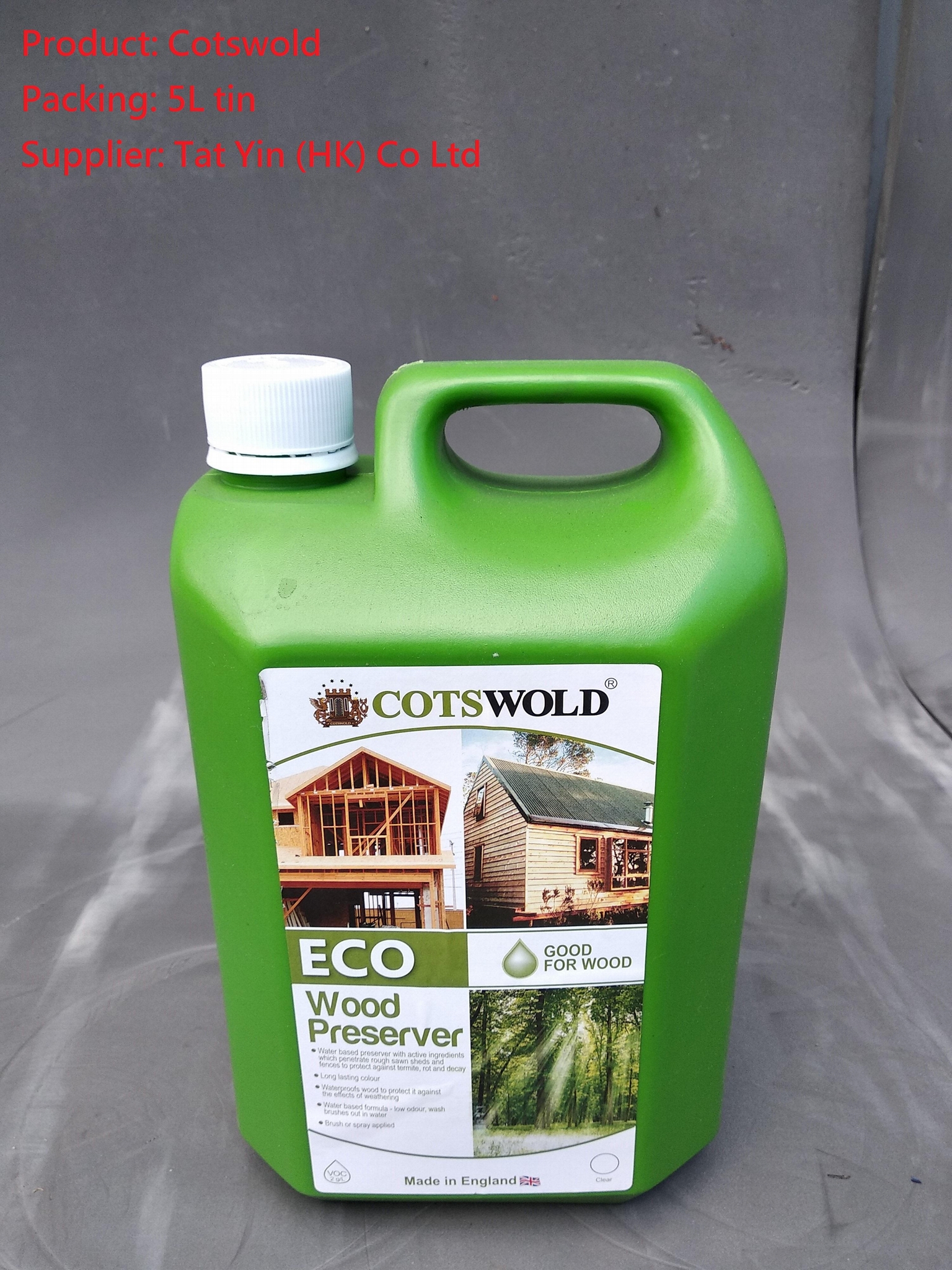 ECO Shed & Fence Preserver - CotsWold (Hong Kong Trading Company ...